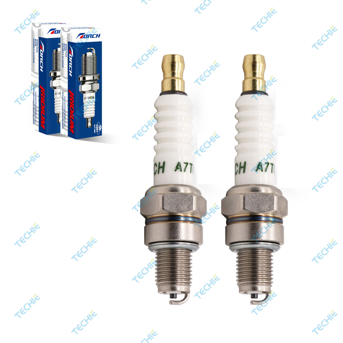 TORCH A7TC Spark Plug Replace for NGK 4549/CR7HSA 4629/C7HSA, for CHAM ...