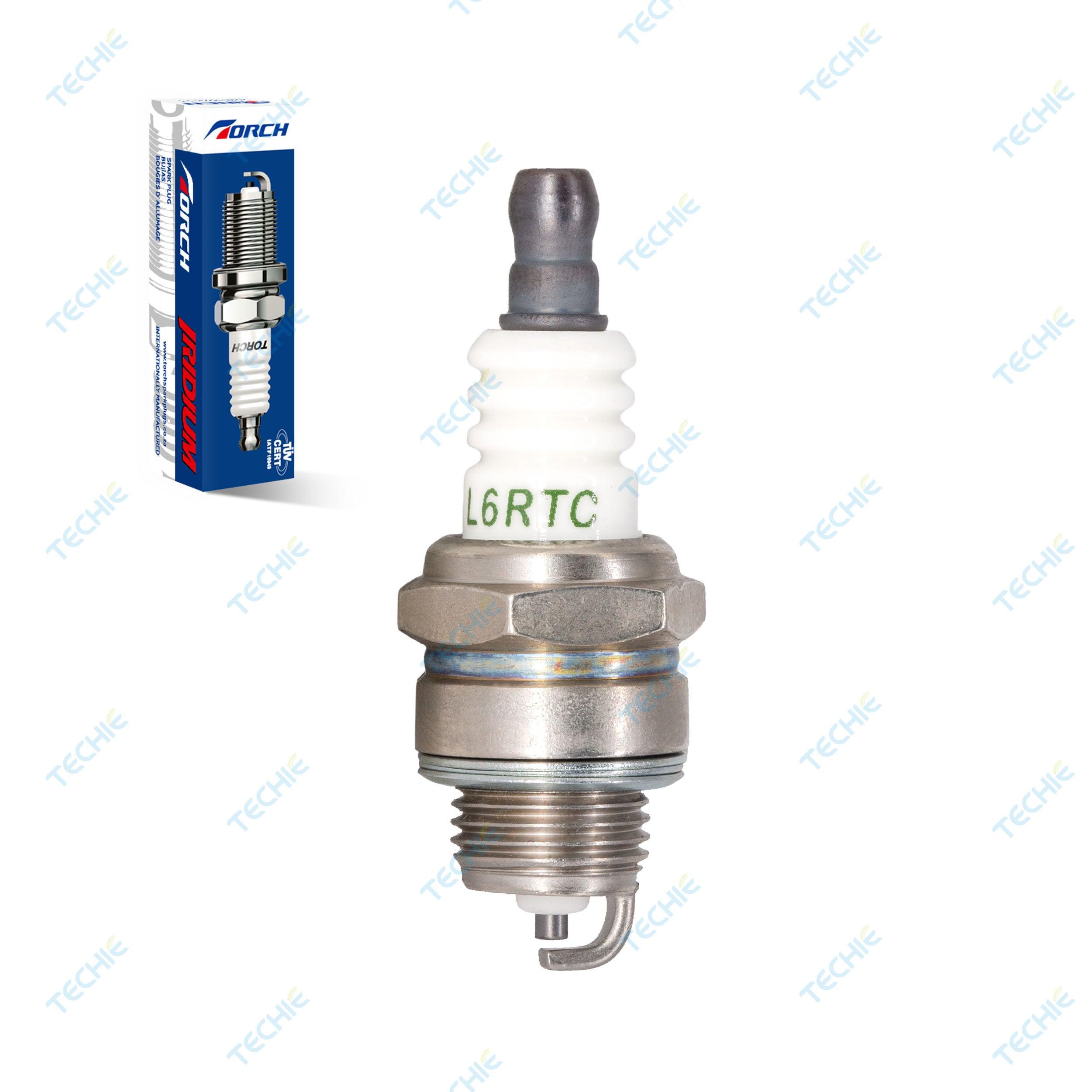 TORCH L6RTC Spark Plug, Copper Core, 20.8mm Hex, 1ea, Replaces NGK BPM ...