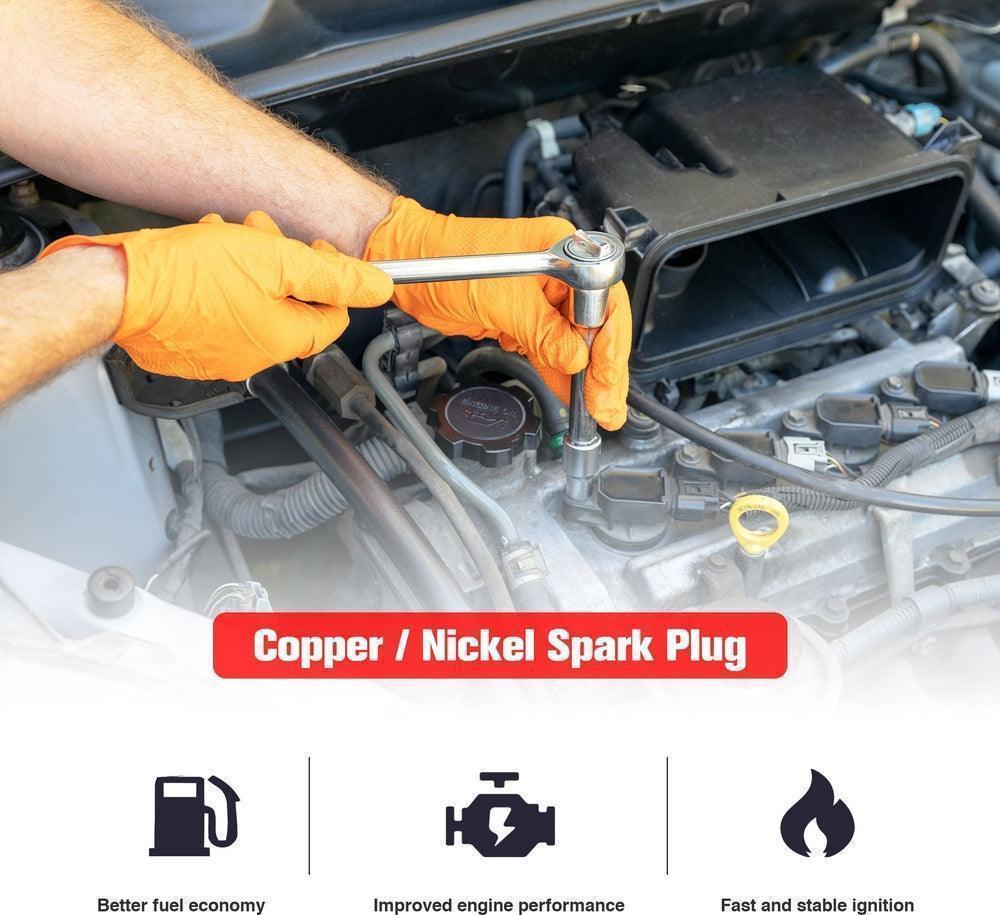 TORCH A7TC Spark Plug Replace for NGK 4549/CR7HSA 4629/C7HSA, for CHAM ...