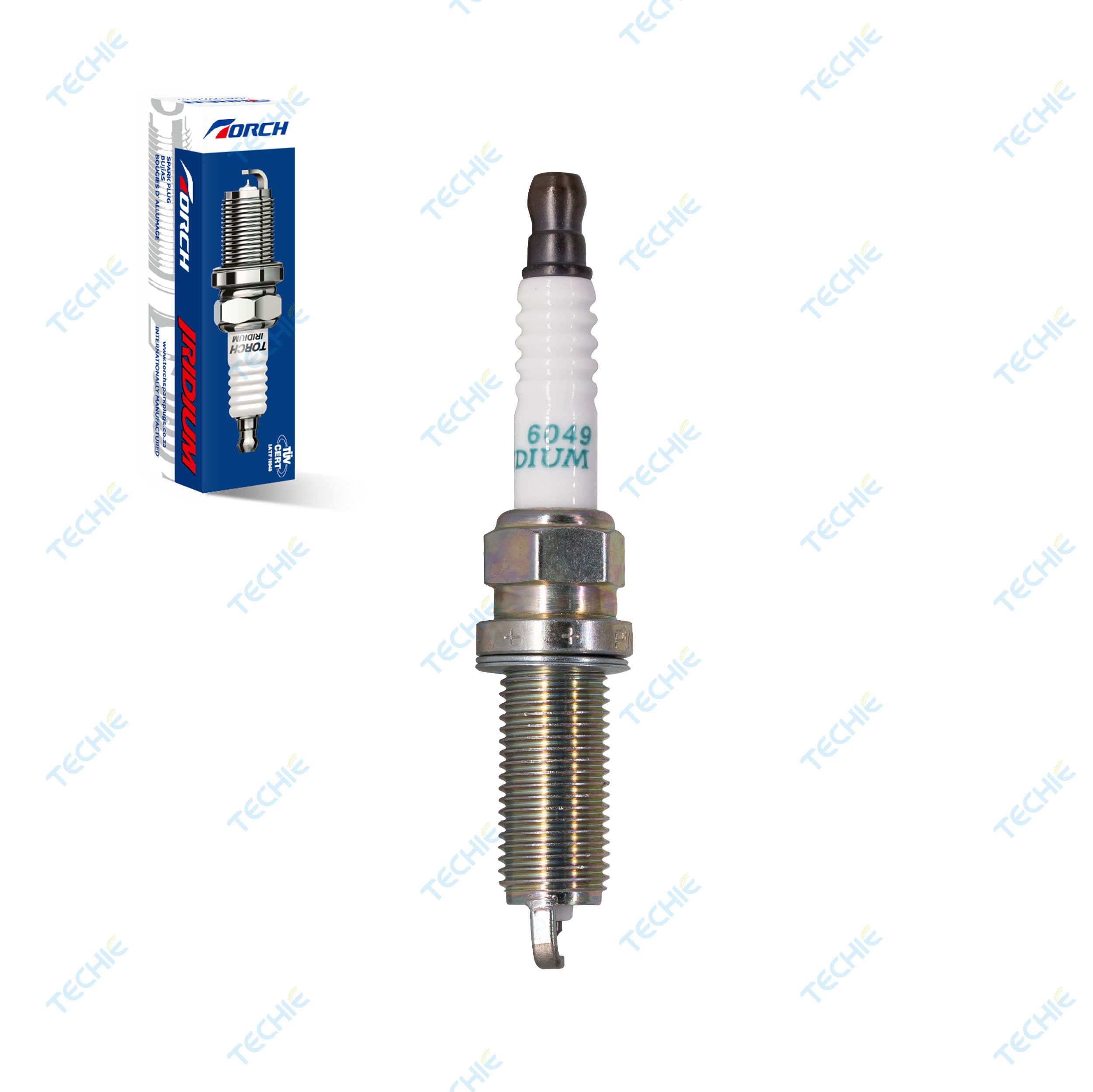 TORCH LD8RLII Iridium Spark Plug Replace for Denso ZXE24HLR7 ...